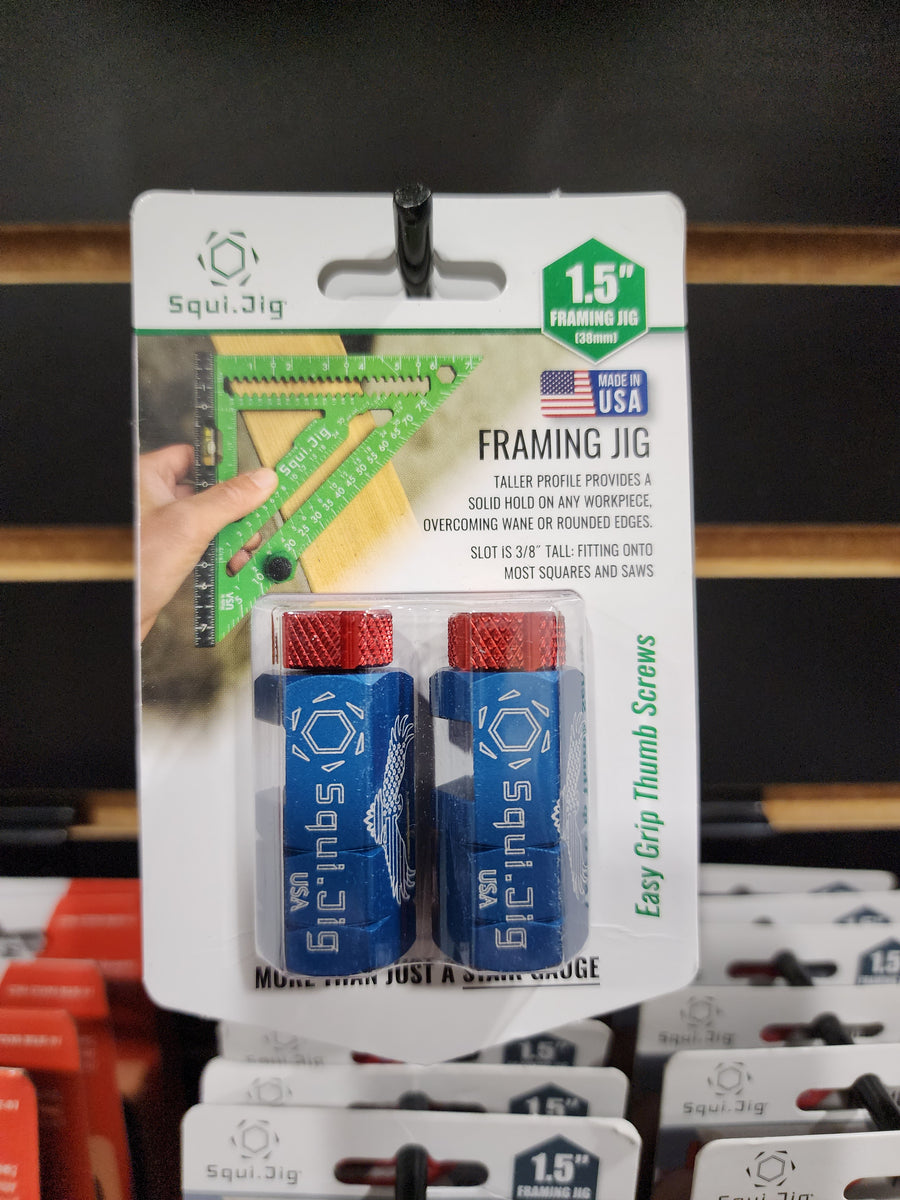 NEW - Squi.Jig (1.5”) - Framing Square Jig - R.W.B Edition (Red White ...